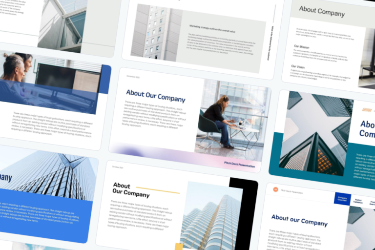 About Our Company Slides | Slideloom