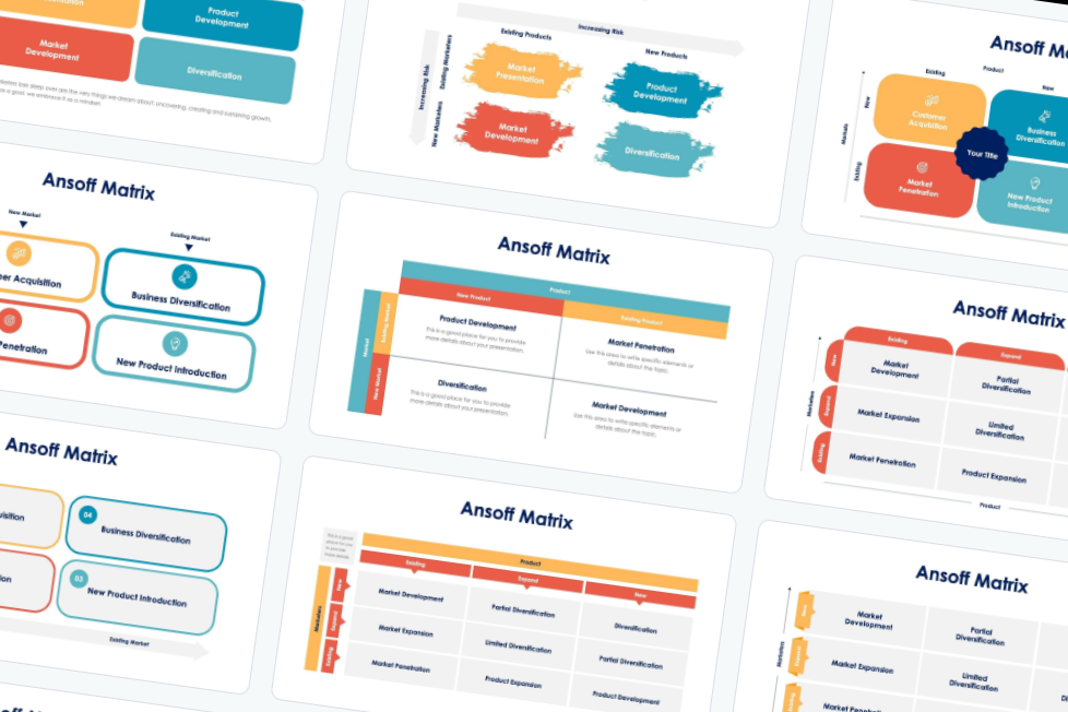 Ansoff Matrix Slides | Slideloom