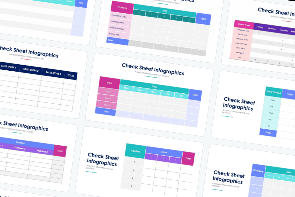 Check Sheet Slides | Slideloom