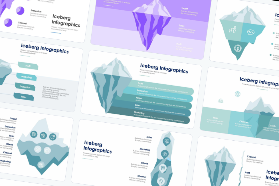 Iceberg Slides | Slideloom