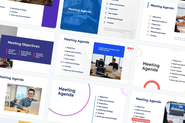 Meeting Agenda Slides | Slideloom