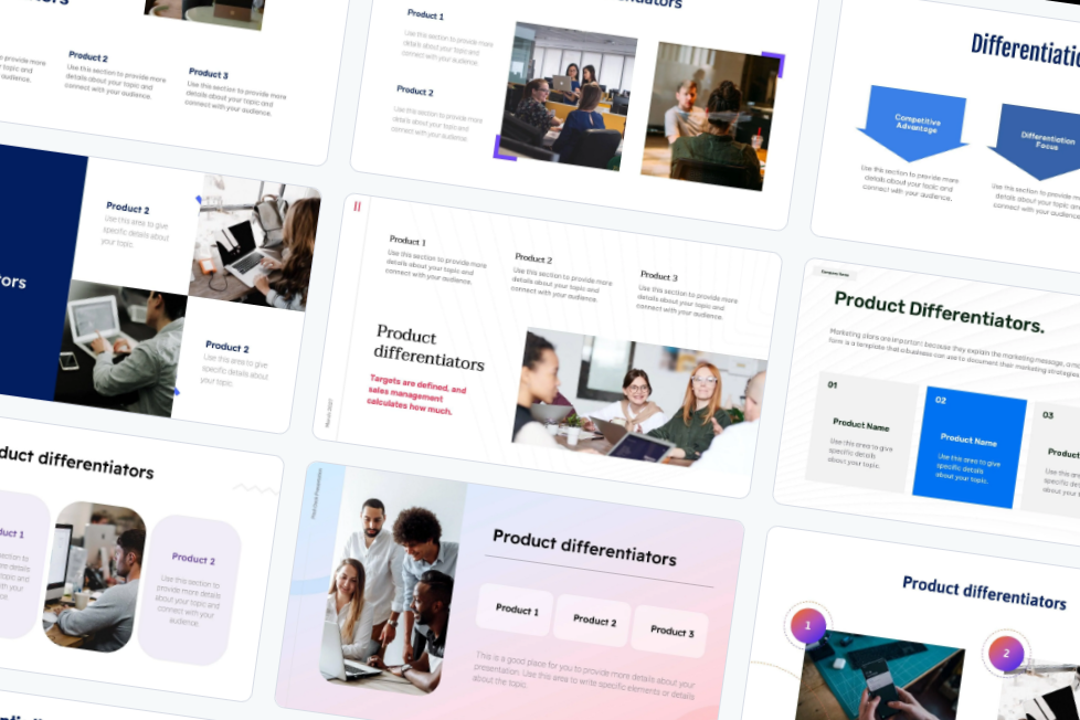 Product Differentiation Slides | Slideloom