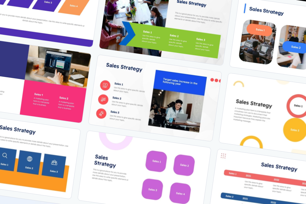 Sales Strategy Slides | Slideloom