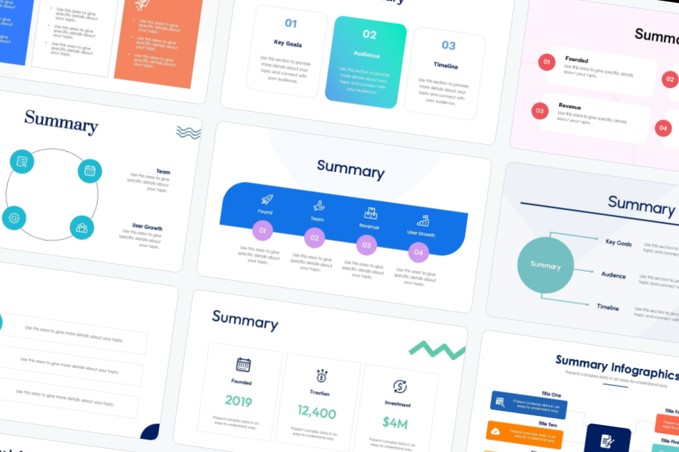 Summary Slides | Slideloom