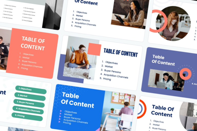 Table Of Content Slides | Slideloom