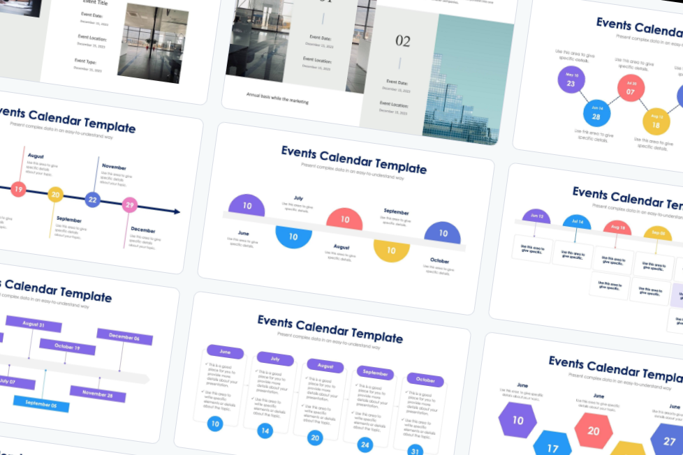 The Events Calendar Slides | Slideloom